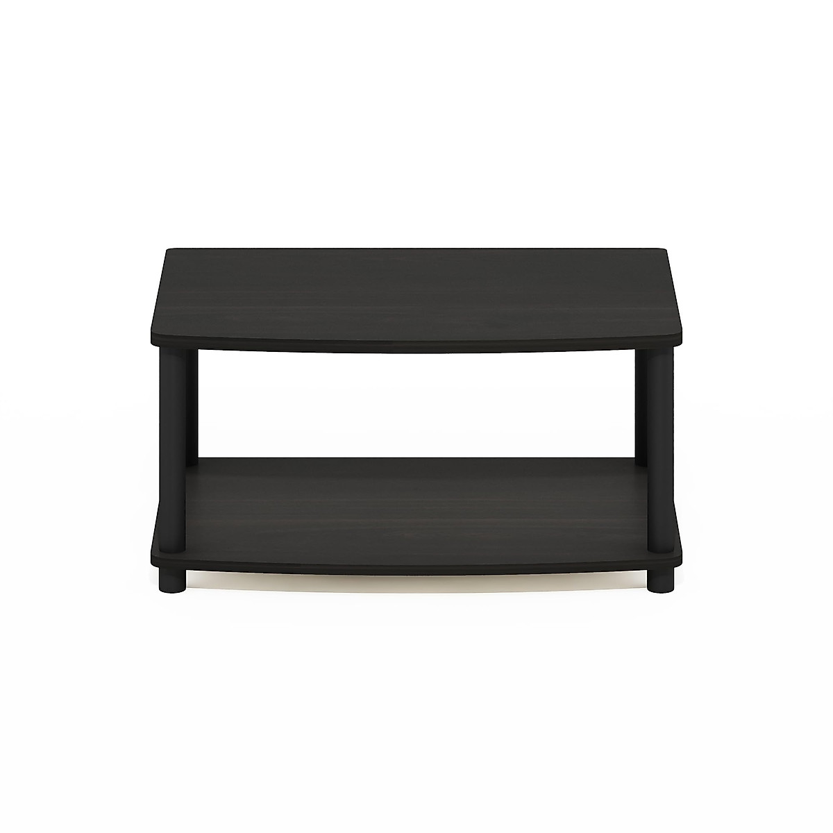 Furinno Turn-N-Tube Multipurpose 2-Tier Printer Stand Display/Elevated TV Stand, Espresso/Black