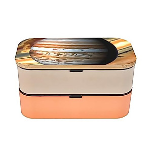 Jupiter Landscape Adult Lunch Box, Bento Box, With Cutlery Set Of 3, 2 Compartments, Rectangular, Lunch Box For Adults
