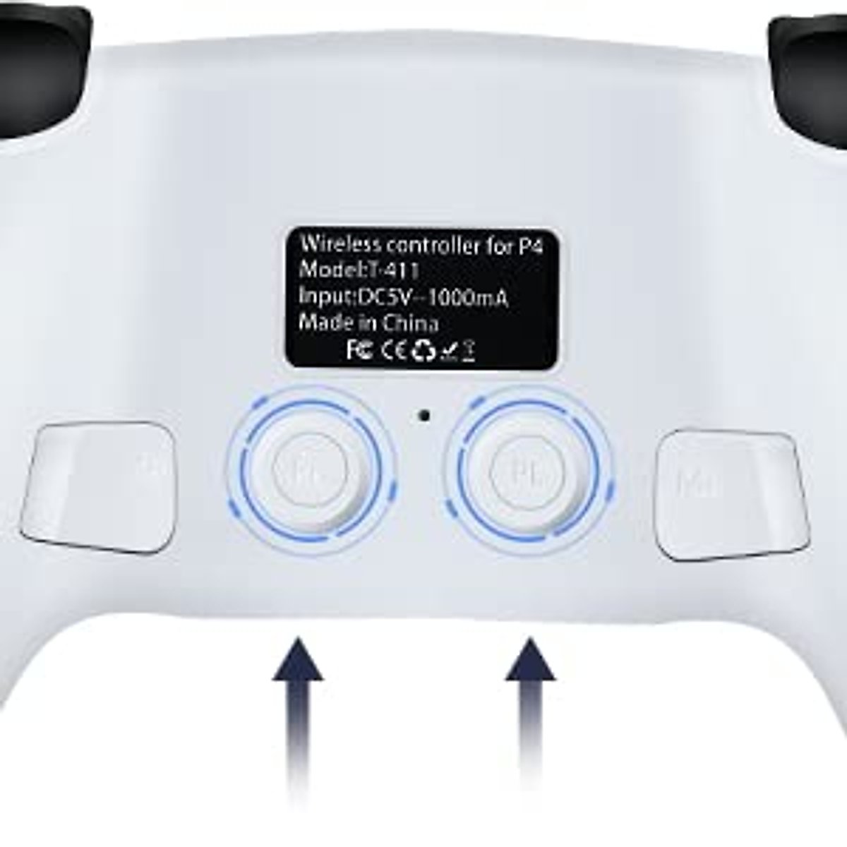 Aoidaruy Wireless Controller for PS4, Compatible with PS4/PS3/PC/Mac/IOS/Android/Switch, PS4 Remote Joystick Controller Dualshocked, Gaming Controller Auto Fire Turbo Button and Custom Ps4 Controller