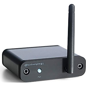 Audioengine B1 Bluetooth Receiver with 5.0 aptX HD - Extended Range and High Fidelity 24 bit DAC Wireless & Streaming Audio Systems