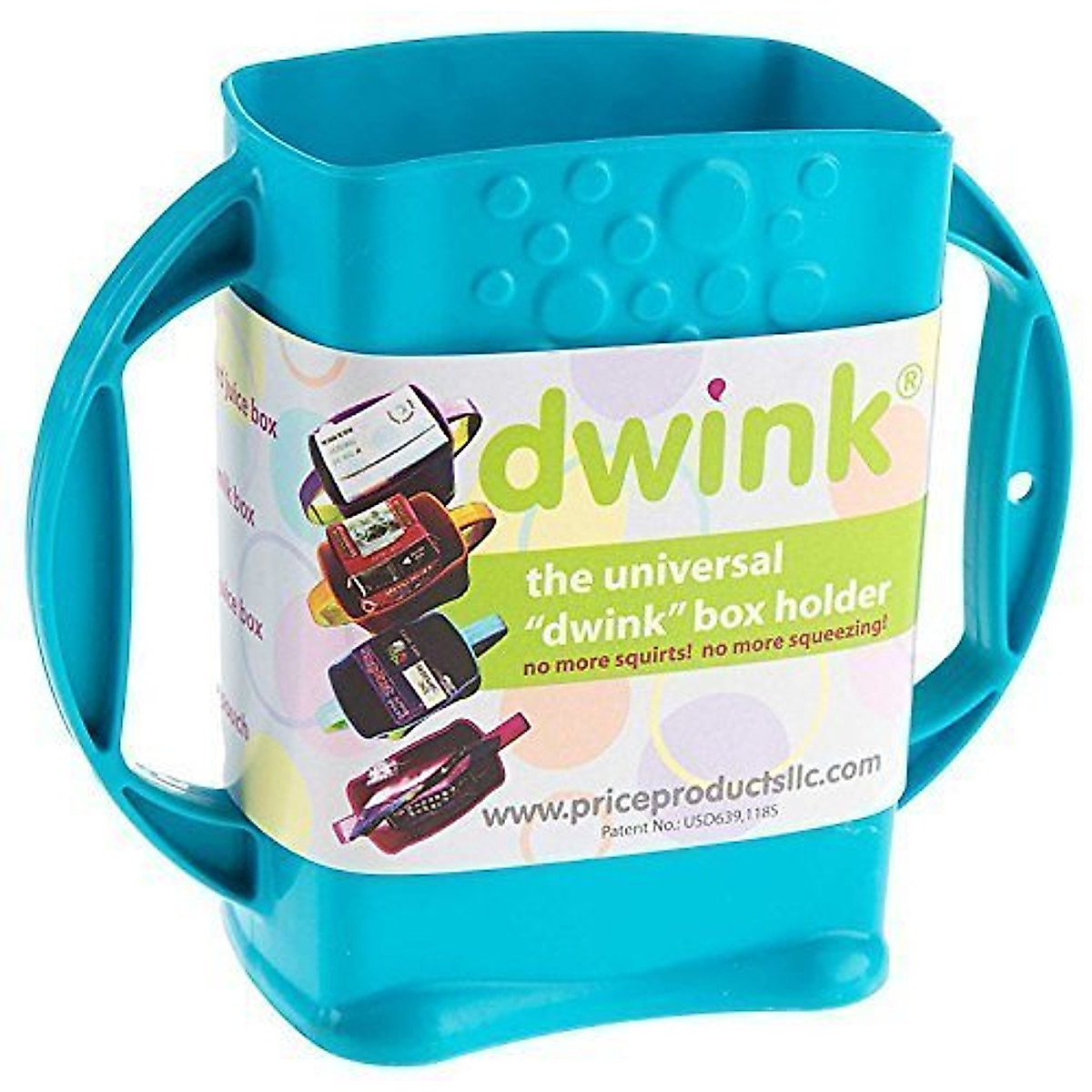 Dwink Universal Juice Pouch Milk Box Holder (Teal)