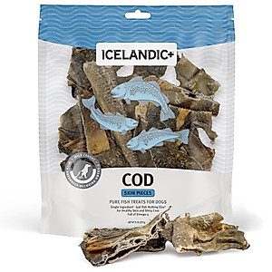 Icelandic+ Cod Skin Mixed Pieces Dog Treat 8-oz Bag