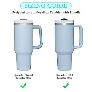 MEETI Snack Bowl for Stanley Cup, Reusable Snack Ring Compatible with Stanley Quencher H2.0 30OZ / 40OZ Tumbler with Handle, Stanley Cup Accessories, Snack Bowl (Green, 40OZ)