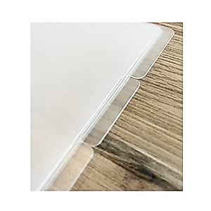 6 Clear Blank Binder Dividers for Discbound Planners Semi-Transparent fits with Letter Size Planners, Circa Letter, Arc by Staples, TUL, Letter (11-Disc Letter (8.5 x 11 in))