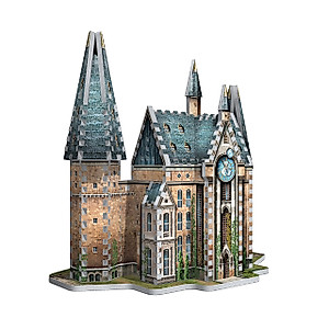 Wrebbit3D Harry Potter Hogwarts Clock Tower 3D Puzzle for Teens and Adults | 420 Real Jigsaw Puzzle Pieces | Not Just an Ordinary Model Kit for Adults for Harry Potter Fans