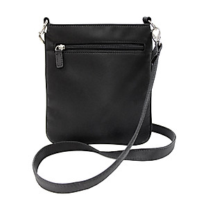 Eric Scott Baseball Stitch Crossbody Bag, Durable Premium Water-Resistant Fabric Baseball Stitch Small Crossbody Bag Easily Wipes Clean (7.5”W x 9" H)