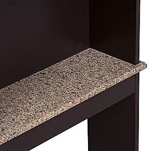 Yaheetech Over The Toilet Cabinet Space-Saving - Bathroom Free-Standing Cabinet w/Adjustable Shelves, 7.5in Dx 23.2in W x 68.9in H