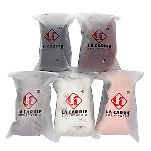 LA CARRIE Women's Faux Fur Hat Russian Cossack Pompom Cap for Winter Ski Snow(White)