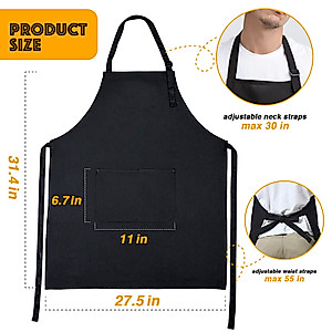 veratwo Chef Apron,Grandma's Kitchen Apron,BBQ Grilling Aprons for Grandma, Funny Crown Print Adjustable Black Apron,Gifts for Grandma's Birthday Christmas Mothers Day