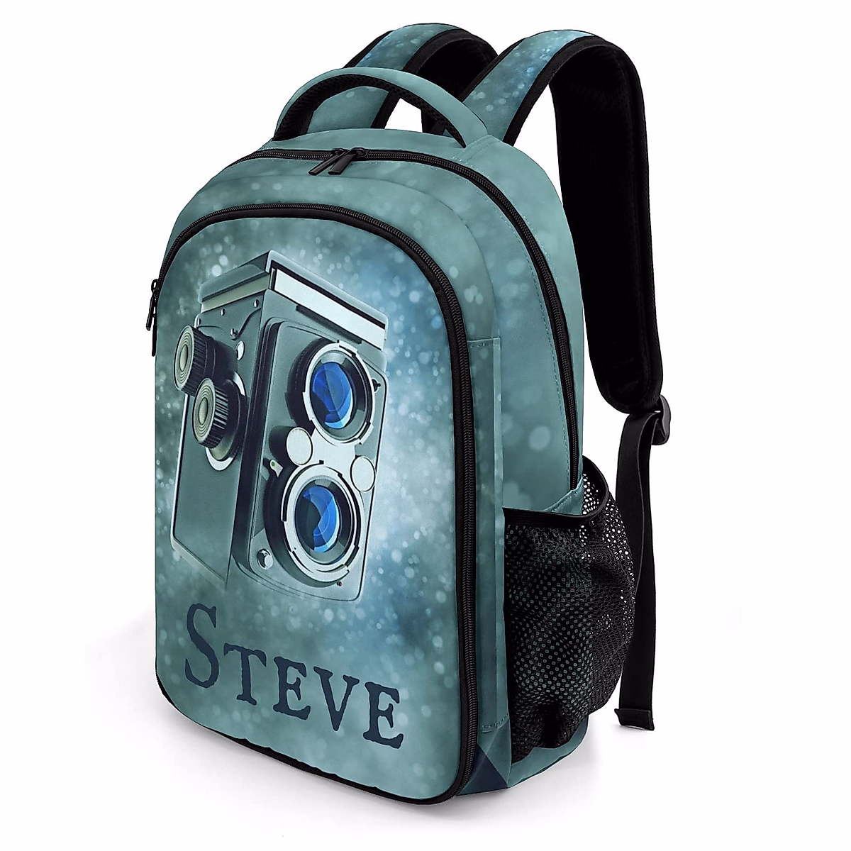 Anneunique Personalized Cinema Camera Backpack Casual Bag Daypack for Women Men Camping Hiking