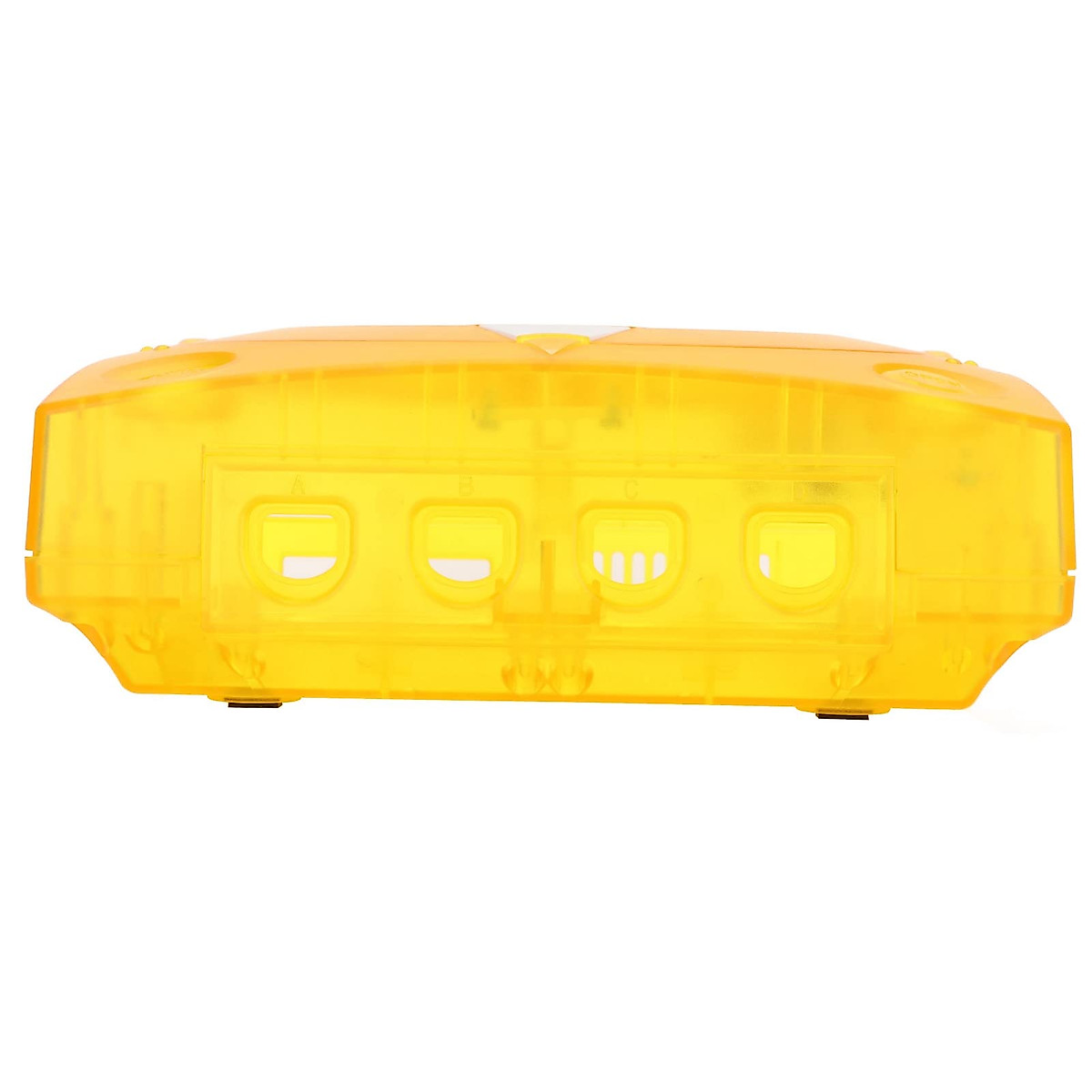Translucent Plastic Case, Shock Absorbing Plastic Housing Shell Yellow for SEGA Dreamcast DC