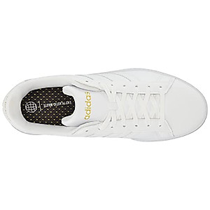 adidas womens Grand Court 2.0 Tennis Shoe, Ftwr White/Ftwr White/Gold Metallic, 8 US