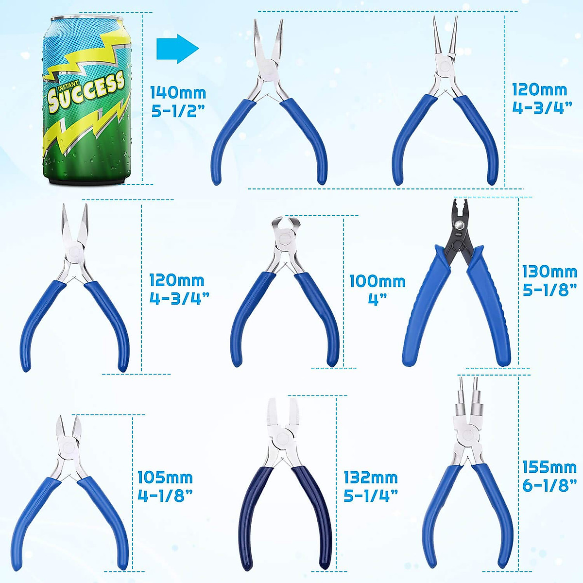 Jewelry Pliers, Shynek 8pcs Jewelry Making Pliers Tools Micro Jewelry Pliers Set Jewelry Making Kit for Jewelry Making Supplies