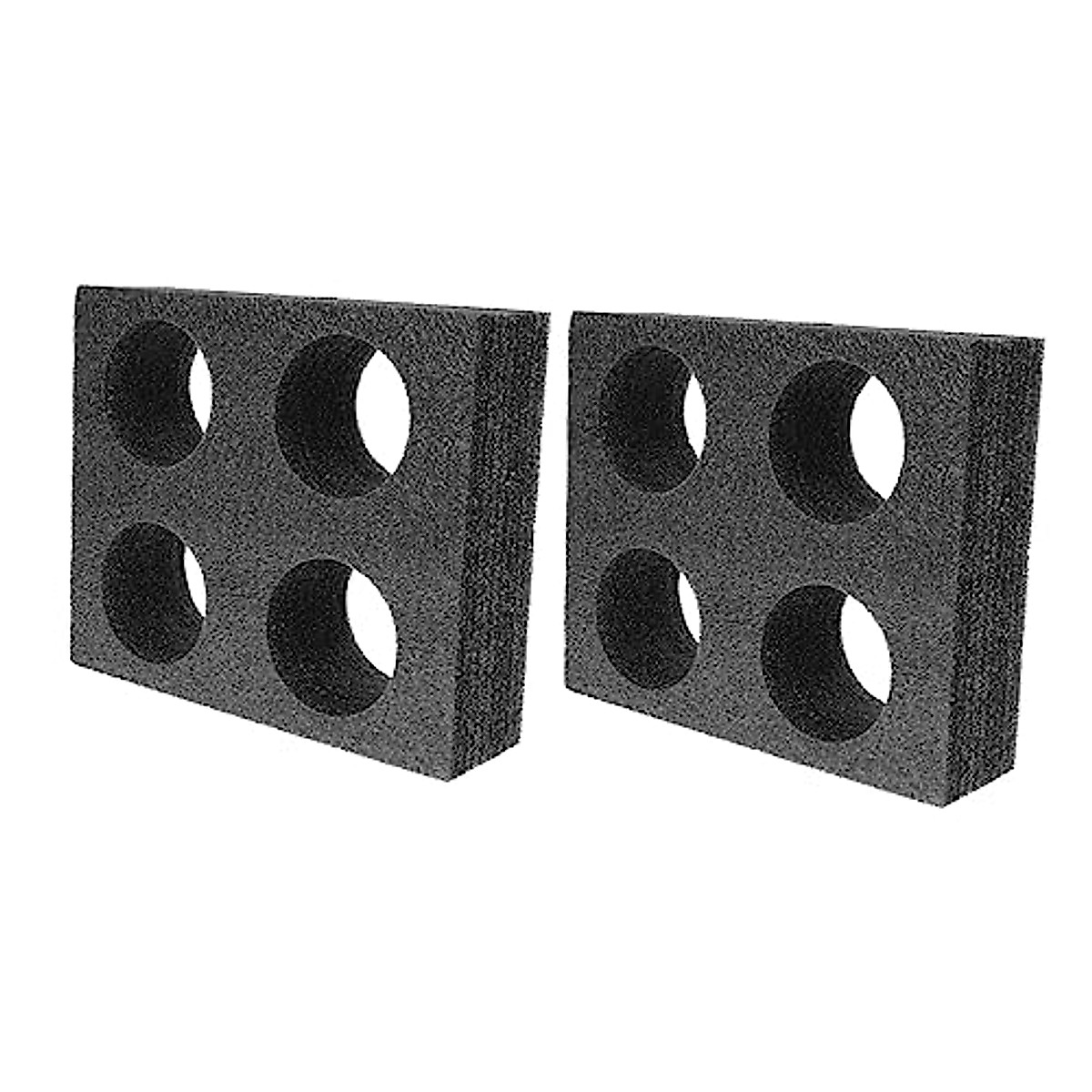 Alipis 2pcs 4 Hole Cup Holder Couch Cafe Drink Carriers Cold Drink Carrier Cup Tray Packing Tray Foldable Cup Drink Carrier Tray Milk Coffee Cup Foam Stand Pearl Cotton Travel