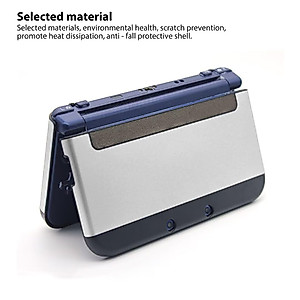Silver Matte/Anti-Glare Soft Silicone Protector Case for New Nintendo 3DS XL LL (2015 Version)