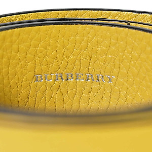 Burberry The Small Ladies Belt Bag Grainy Leather Belt- Cornflower Yellow