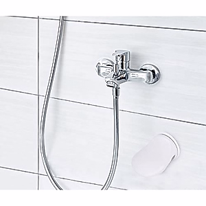 Andiker Shower Foot Rest, Bathroom Pedal with Suction Cup Shower Shaving Legs Aid, No Drilling for Home Hotel Bathroom Toilet Use (White)