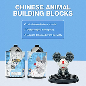 KADELE STEM Toys Educational Building Block Toys 087001 68 Piece ABS Material Building Toys Set