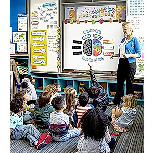 Carson Dellosa 29-Piece Growth Mindset Bulletin Board Set―Motivational Poster, Change Your Words Header, Fixed and Growth Brain With Mindset Phrases, Growth Mindset Bulletin Board Decorations