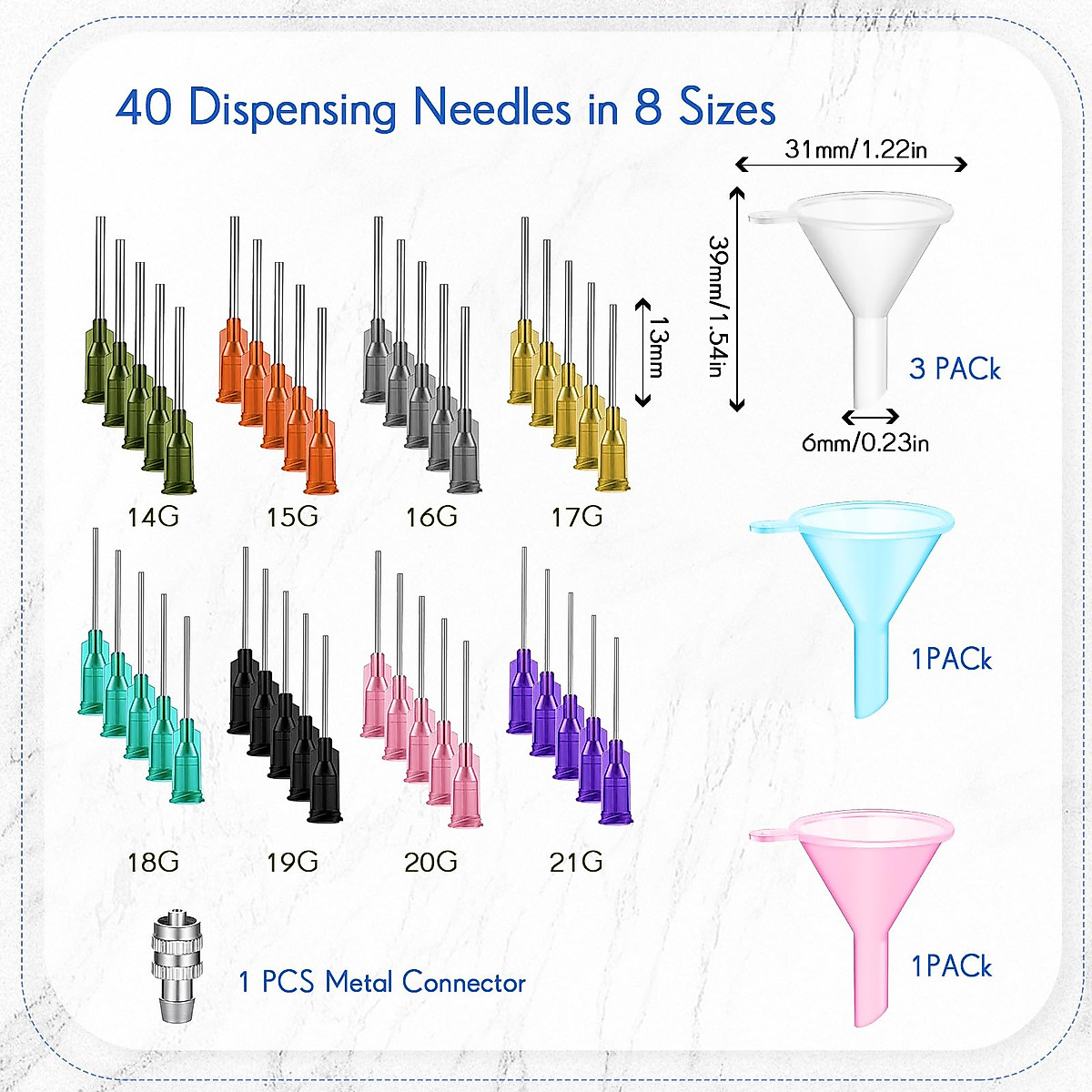 Dandat 102 Pcs Pottery Tools Supplies Ceramic Precision Applicator, Precision Tips Applicator for Ceramic Bottles Glaze 3 Ounce Clay Tools Set, Slip Trailing Pottery Glaze Squeeze Bottle