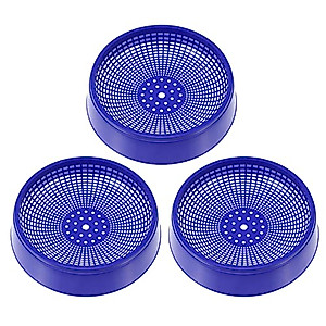 Ipetboom Bird Cozy Hut 3 Pcs Bird Nest, Pigeon Nest Pigeon Breeding Bowl Pigeon Nest Bowl Bird Breeding Box Hatching Nest for Pigeons Doves Quails Small Birds, 21x21x5.5cm Bird Feeding Container