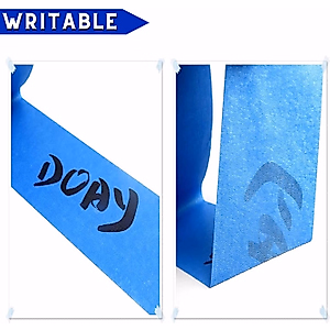 DoAy Blue Painters Tape 1/4" 3/8" 1/2" 5/8" 3/4" x 60 Yard - Multi Size Pack - Multi Surface Use - 5 Rolls