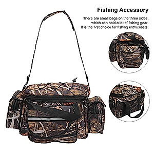 Alvinlite Large Capacity Fishing Messenger Storage Bag, Nylon Cloth Tool Bag Fishing Tackle Storage Bags Fishing Accessories