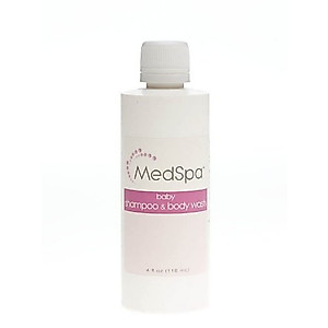 Medline MedSpa Baby Shampoo and Body Wash, 4-oz Flip-Top Bottle (Pack of 60)