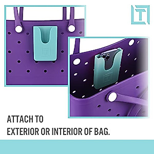 Tributary Brands - Phone Holder Compatible with Bogg Bag - Universal and Made of Silicone Teal
