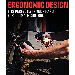 Adam's Polishes Pro Tire Hex Grip Applicator, Tire Shine Car Detailing Foam Sponge Tool, After Car Wash Tire Cleaner, for Vinyl Rubber & Trim Accessories, Wheel Cleaner Rim (1 Pack)