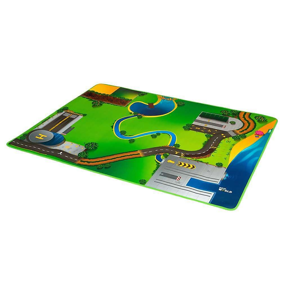 BRIO World Play Mat|Ideal for Open-Ended Train Set Designs and Classic Vehicle Play for Kids Age 3 and Up