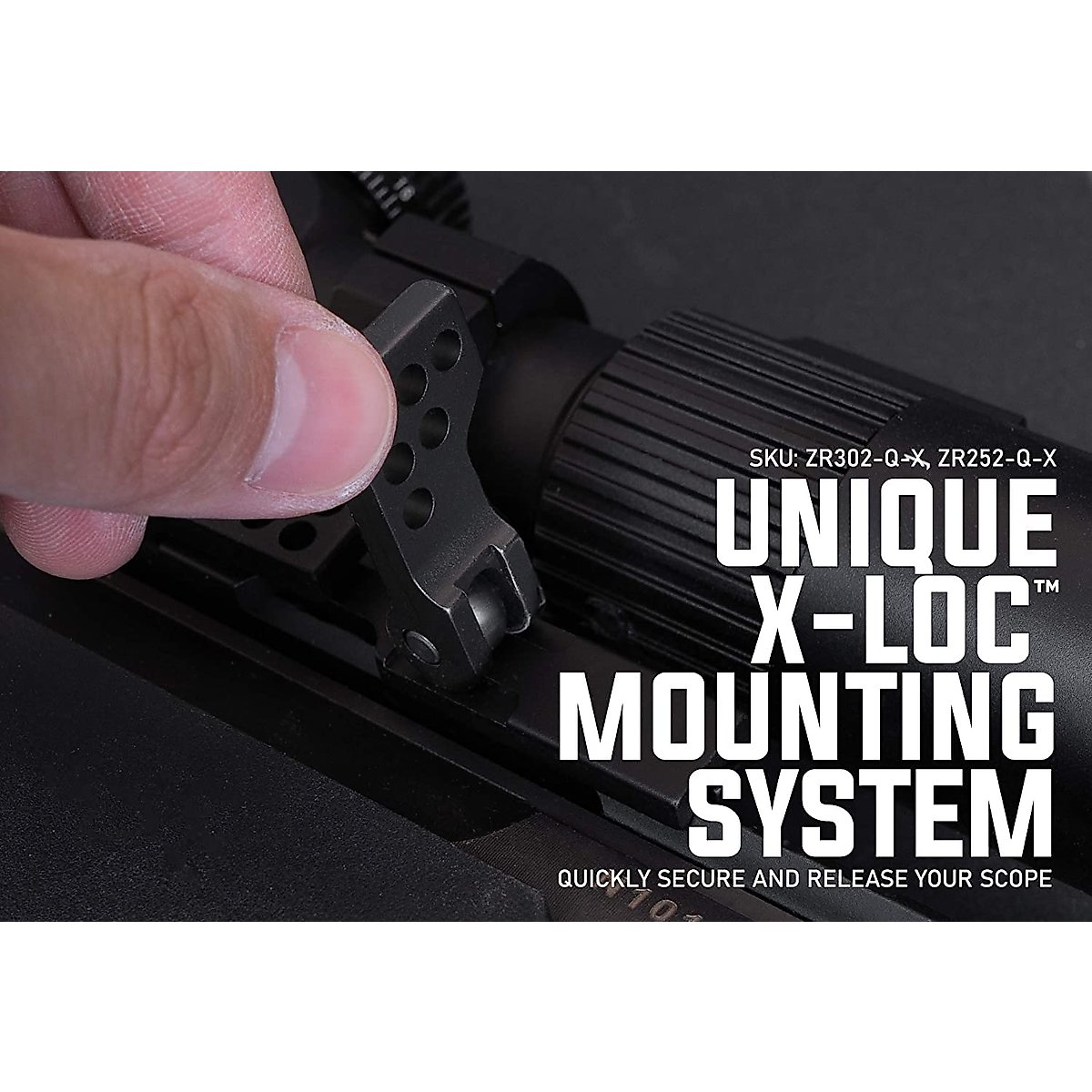 Monstrum 3-9x32 AO Rifle Scope with Illuminated Range Finder Reticle and Parallax Adjustment | ZR252 Quick Release Scope Mount | Flat Dark Earth | Bundle