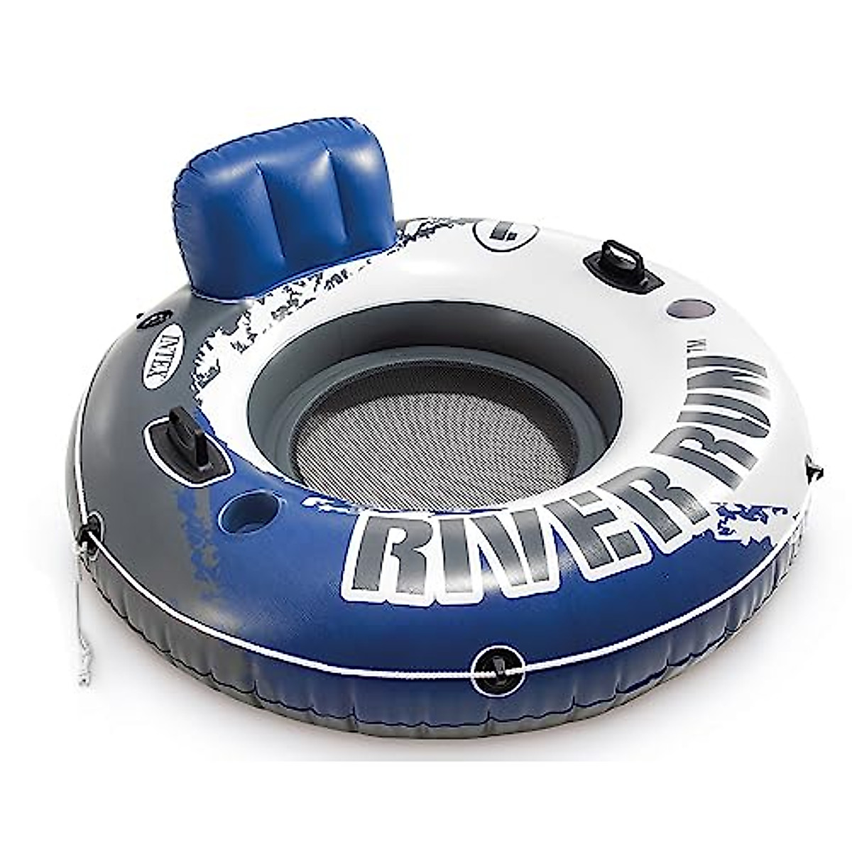 Intex River Run 53” Red Inflatable Tube (2 Pack) & Blue Inflatable Tube (2 Pack)