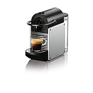 Nespresso Pixie Espresso Machine by De'Longhi, 1100ml, Aluminum,Silver