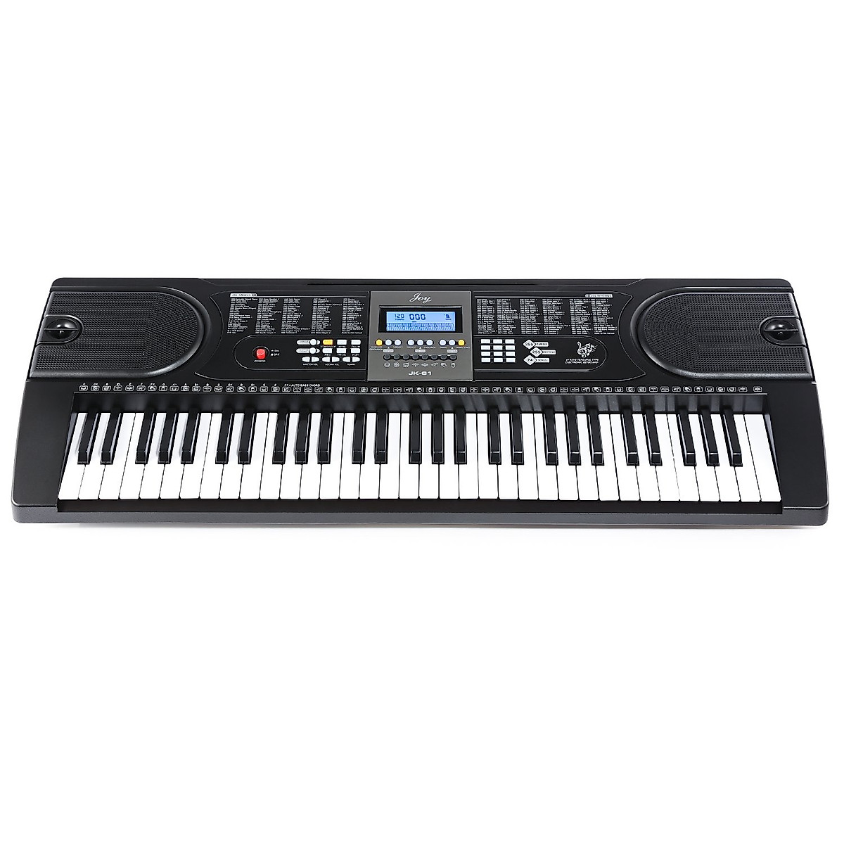 61-Key Electronic Keyboard Pack with Headphones,Microphone,Stand,Stool,and Power Supply-The electronic keyboards (Pack of 1)