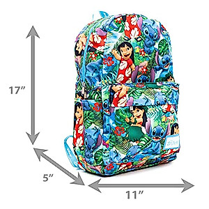Wondapop Disney Lilo and Stitch 17" Full Size Nylon Backpack