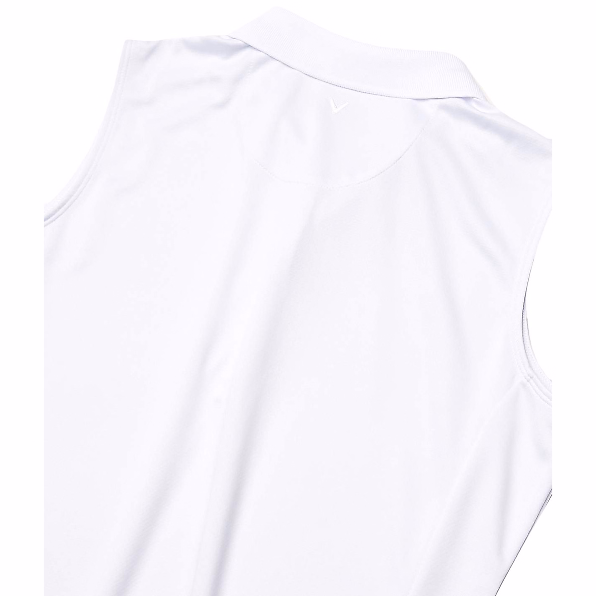 Callaway Women's Opti-Dri Sleeveless Golf Polo With Uv Block Sun Protection, Flexible Fit, Ladies Performance Apparel (Sizes Xs-Xxl), Brilliant White, Medium