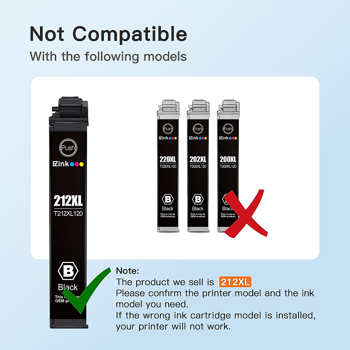 E-Z Ink (TM Remanufactured Ink Cartridge Replacement for Epson 212 XL 212XL T212XL to use with Expression Home XP-4100 XP-4105 Workforce WF-2830 WF-2850 Printer (1 Cyan, 1 Magenta, 1 Yellow, 3 Pack)