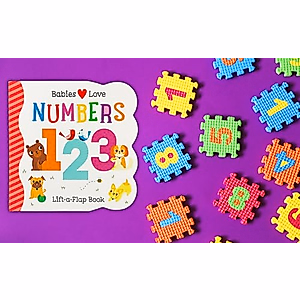 Babies Love Numbers - A First Lift-a-Flap Board Book for Babies and Toddlers Learning about Numbers & Counting, Ages 1-4