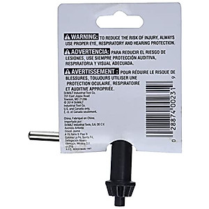 DEWALT DW2301 1/4-Inch and 3/8-Inch Chuck Key with 15/64-Inch Pilot Black