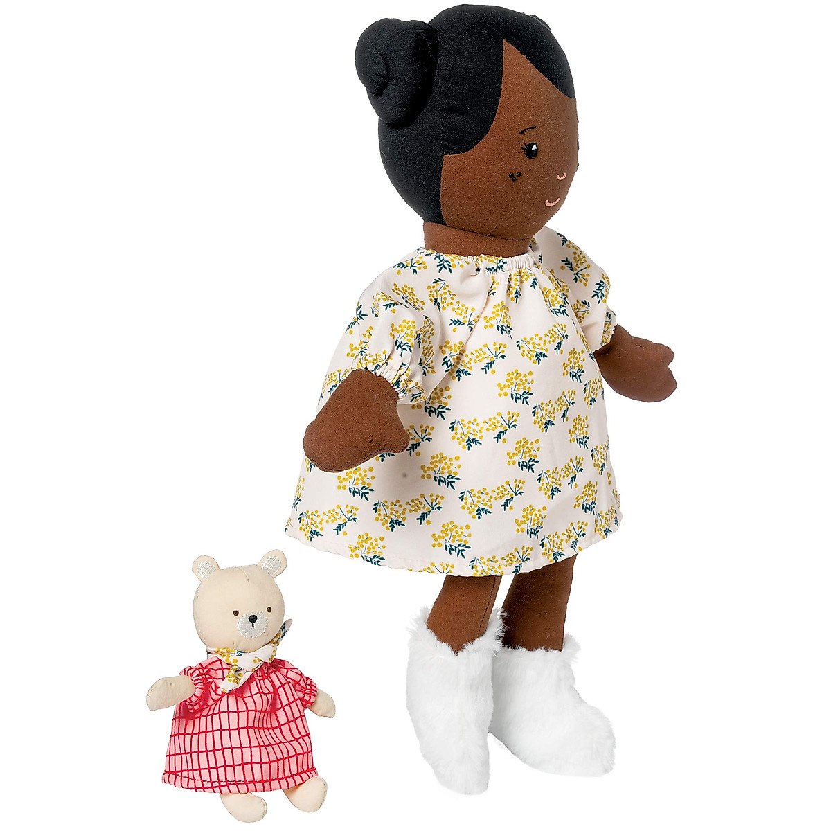 Manhattan Toy Playdate Friends Harper Machine Washable and Dryer Safe 14 Inch Doll with Companion Stuffed Animal