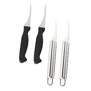 Seafood Tools 4pcs Shrimp Thread Cutter Crab Scissors Debarking Tool Oyster Opener Household Tools Shrimp Peeler Tool Shrimp Line Peeler Shrimp Remover Cutter Shrimp Line Cutter