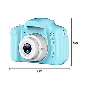 LKYBOA Mini Children Camera Photo Video Digital Camera for Kids Cute Cartoon Kids Camera Toys Child Birthday Gift (Color : Pink)