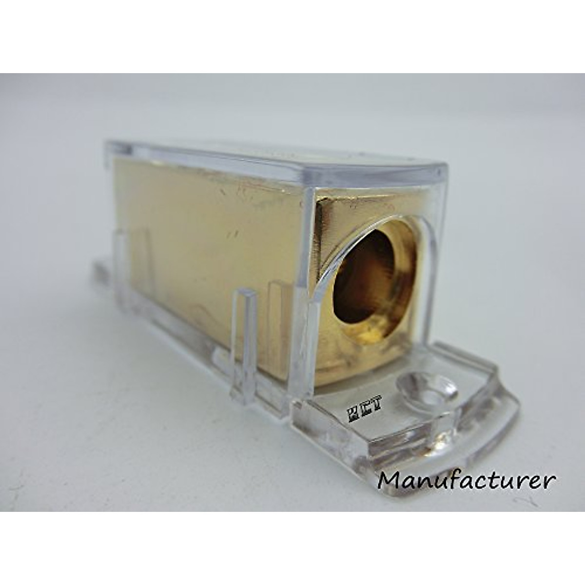 24K Real Gold Plating Power and Ground Distribution Block 1x4ga Input 4x8ga Output