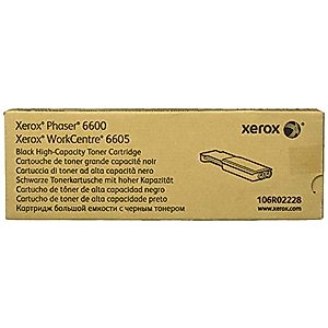 Xerox Phaser 6600/ WorkCentre 6605 Black High Capacity Toner-Cartridge (8,000 Pages) - 106R02228