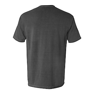 Comfort Colors Chouinard 6030 Adult Heavyweight Pocket Tee Pepper PgmDye Large