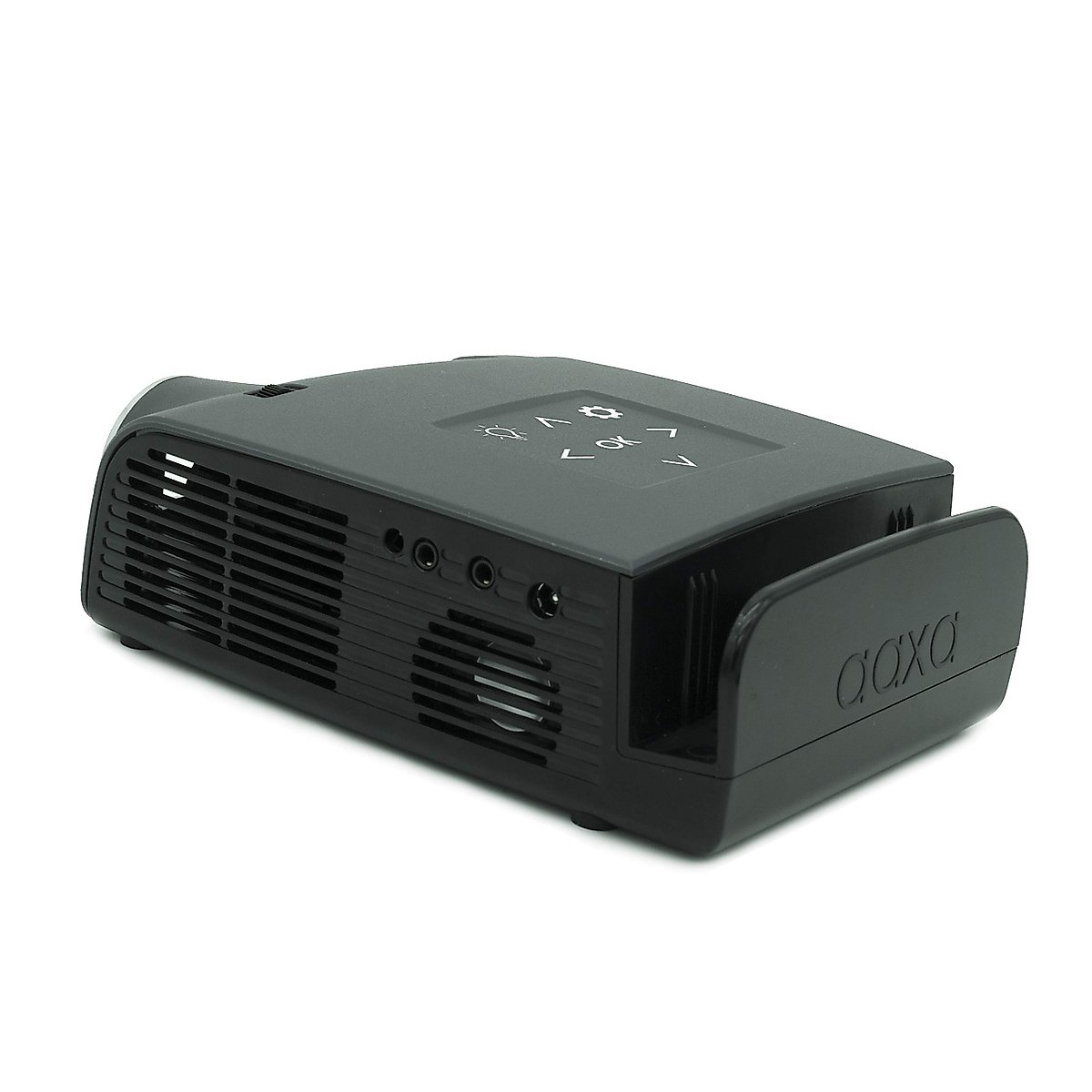 AAXA S1 Mini Projector Compatible for Nintendo Switch, 3 Hour Battery, USB-C Video Input, 720p HD Native Resolution, 400 Lumens, Gaming, DLP (Renewed)