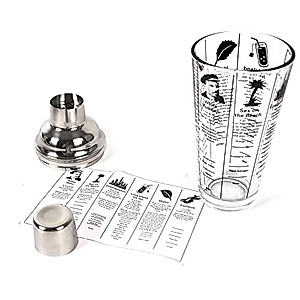 Kikkerland Mix Master Cocktail Shaker