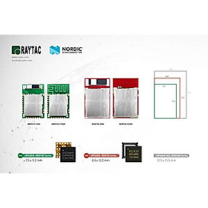 MDBT50-DB Nordic nRF52820 Module Demo Board Dev Kit 18 GPIO Bluetooth Module BT5.2 FCC IC CE Telec KC SRRC (Chip Antenna)