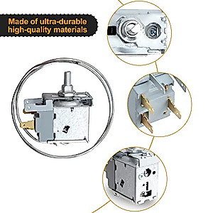 AC 220V 6A 3 Pin Freezer Refrigerator Thermostat WDF-18